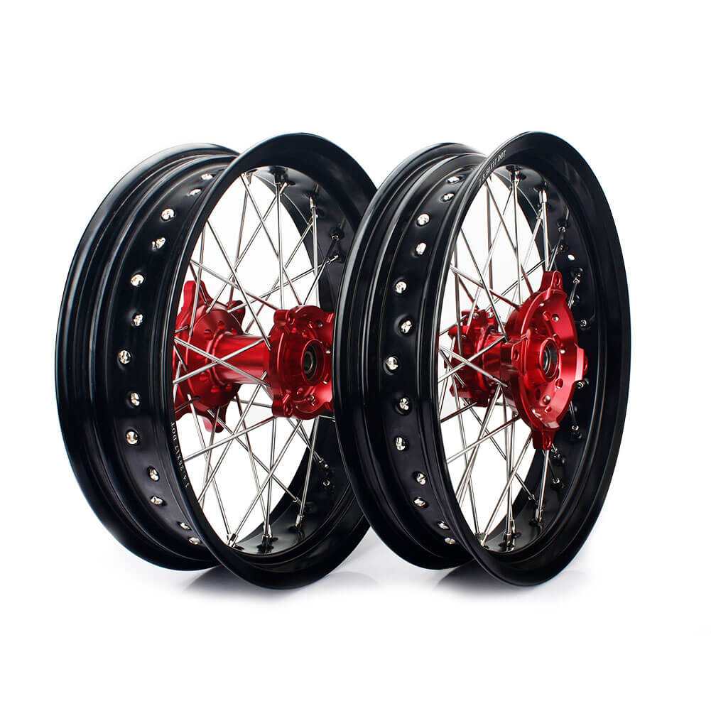 Dirt Bike Motorcycle Wheels Set 17'' 18'' 19'' 21'' Supermoto Wheels ...